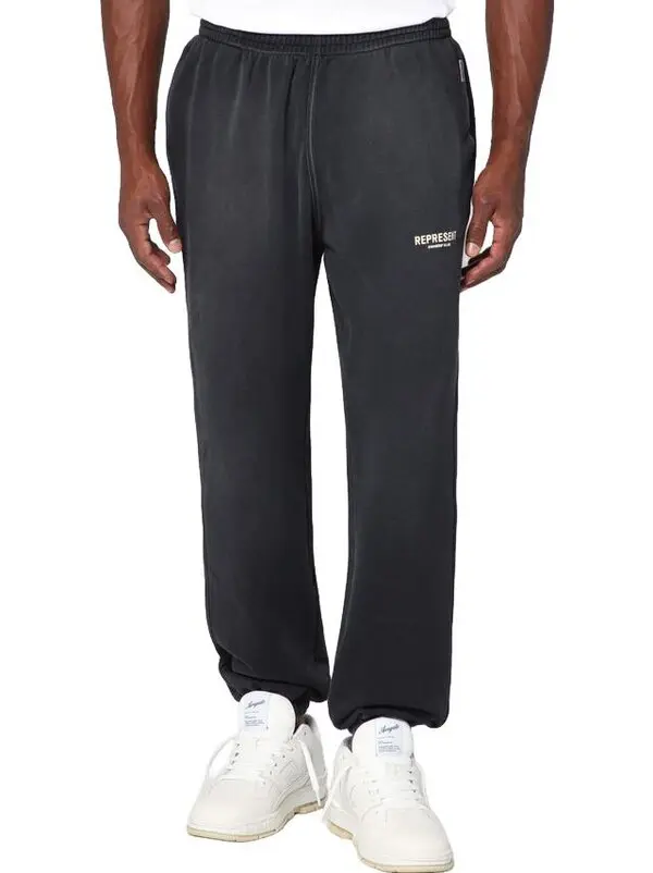 REPRESENT Washed Jogging Pants - Black