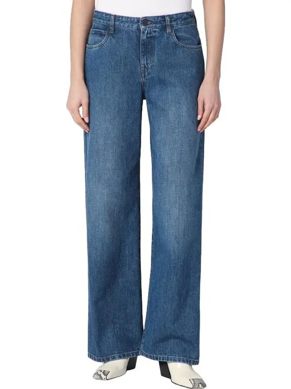 THE ROW Eglitta Wide Leg Jeans - Blue