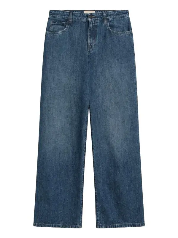 THE ROW Eglitta Wide Leg Jeans - Blue