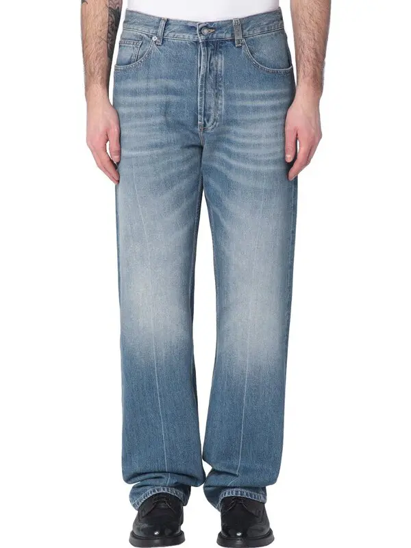 Alexander McQueen Faded Jeans - Blue