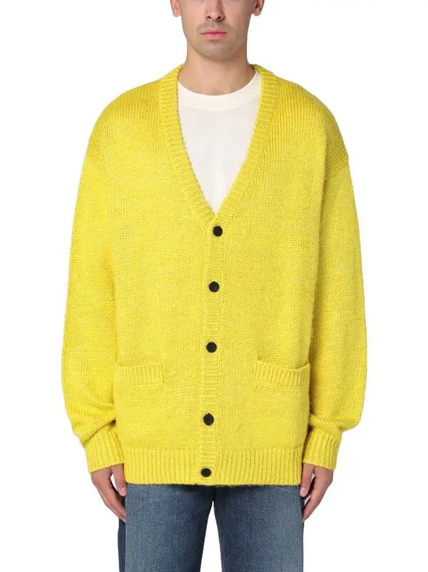 NEW AMSTERDAM SURF ASSOCIATION Linen-blend Cardigan - Yellow