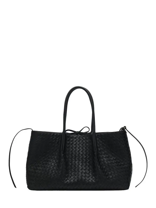 Bottega Veneta Large Pinacoteca Tote Bag - Black