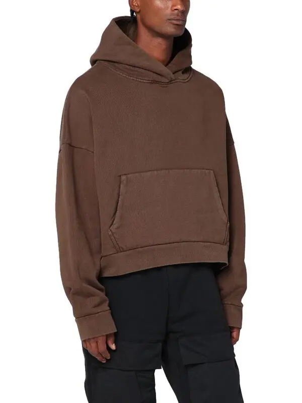 ENTIRE STUDIOS Cotton Oversized Sweatshirt - Brown