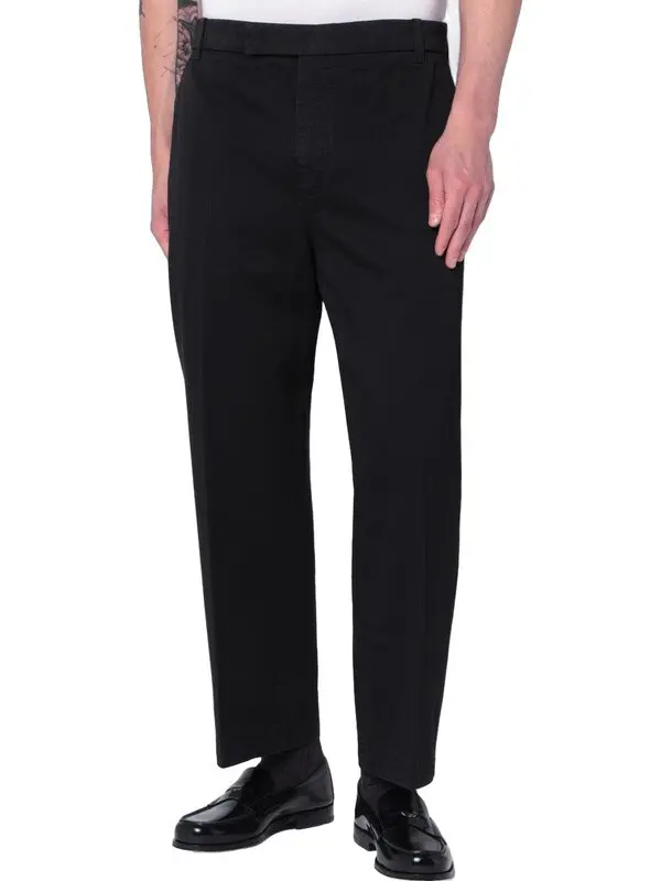 Thom Browne Cotton Trousers - Black