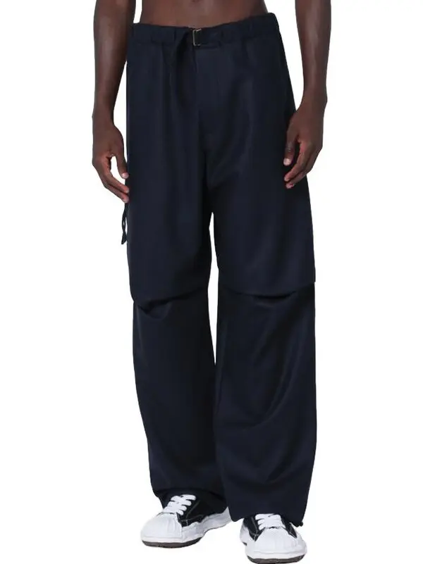 DARKPARK Track Pants In Wool - Blue