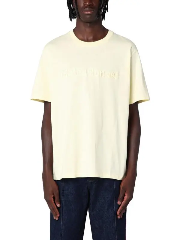 WALES BONNER Organic Cotton Light T-shirt - Yellow