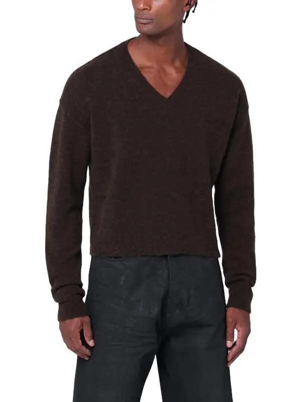 Rick Owens Alpaca Blend Sweater - Brown