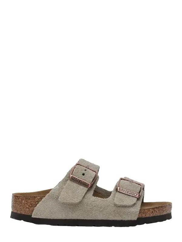 BIRKENSTOCK Suede Arizona Slide - Beige