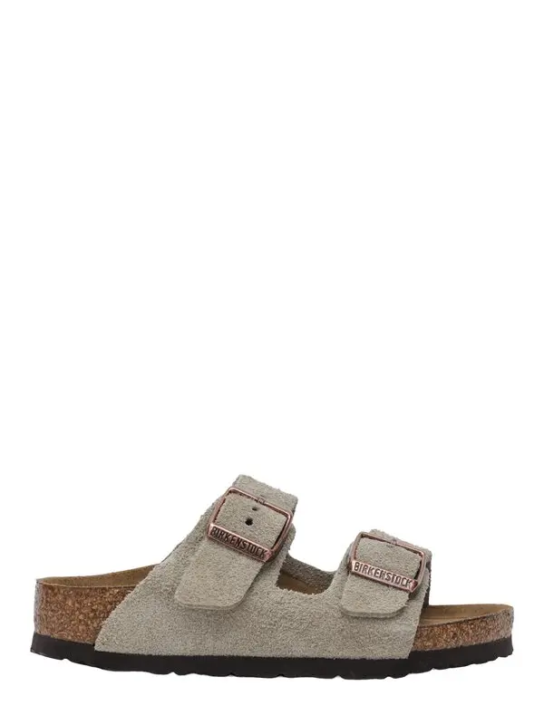 BIRKENSTOCK Arizona Suede Slides - Beige