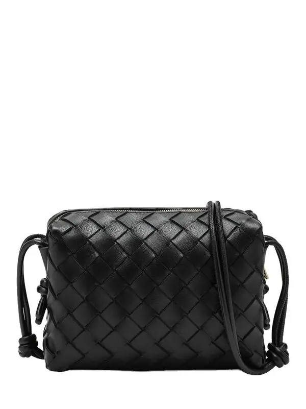 Bottega Veneta Mini Loop Camera Crossbody Bag - Black