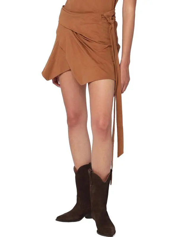 Isabel Marant Berenice Wrap Skirt - Brown