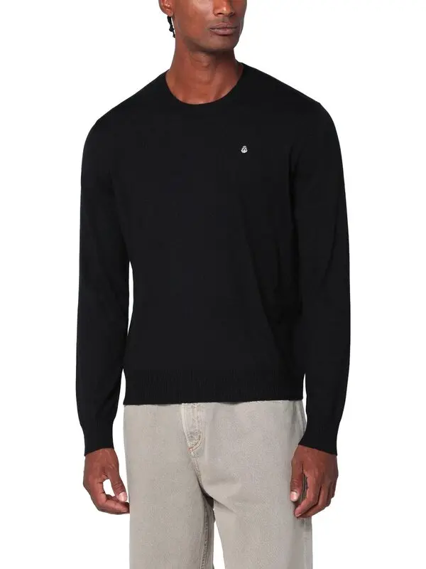 Alexander McQueen Sweater In Wool - Black