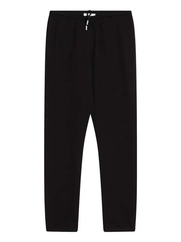 THE ROW Cotton And Cashmere Trousers - Black