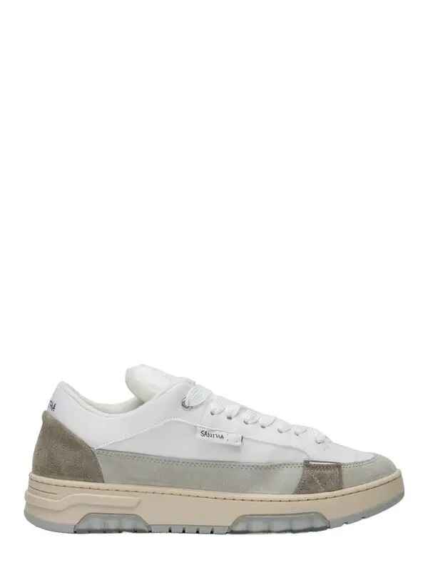 SANTHA Color-block Sneakers - White