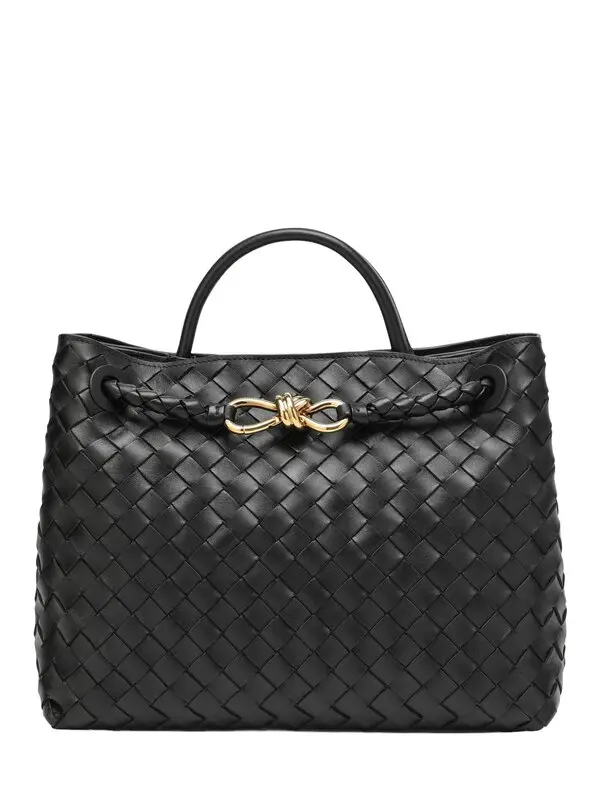 Bottega Veneta Medium Andiamo Bag - Black