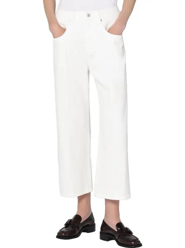 Brunello Cucinelli Cotton Trousers - White