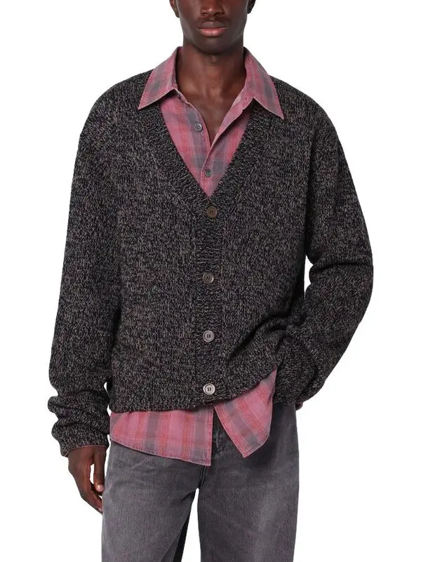 Our Legacy Textured Wool Cardigan - Black