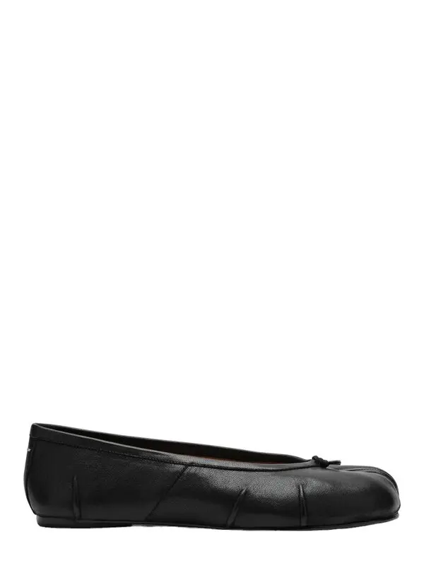 MAISON MARGIELA Leather Tabi Ballerina Flats - Black