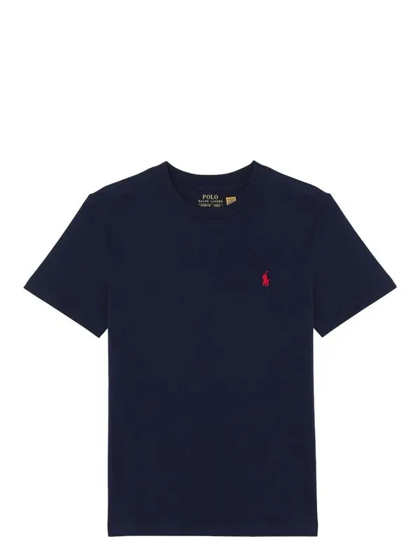 Polo Ralph Lauren Navy Cotton T-shirt - Blue
