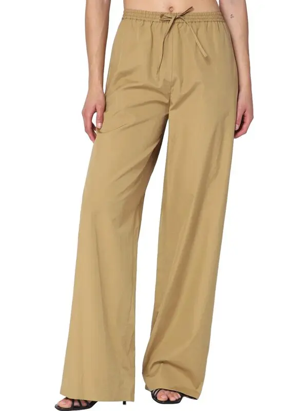 Loulou De Saison Wide Leg Trousers - Beige