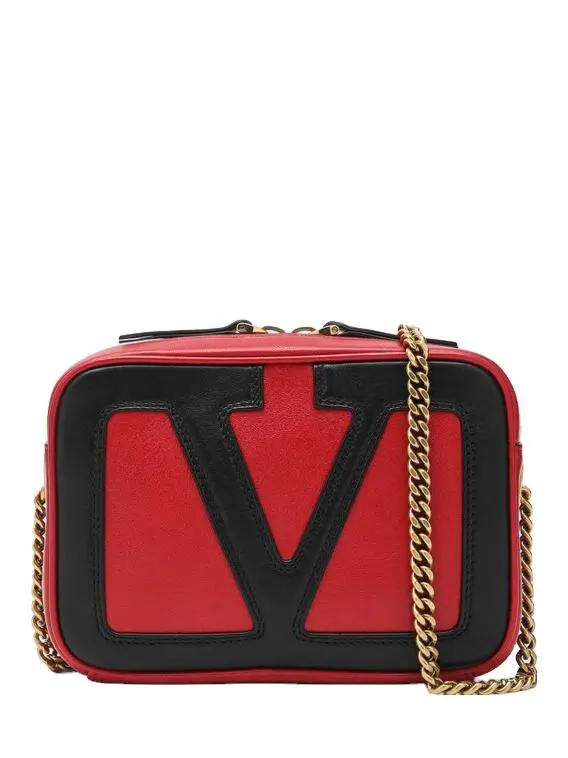 Valentino Garavani Viva Superstar Chain Belt Bag - Red