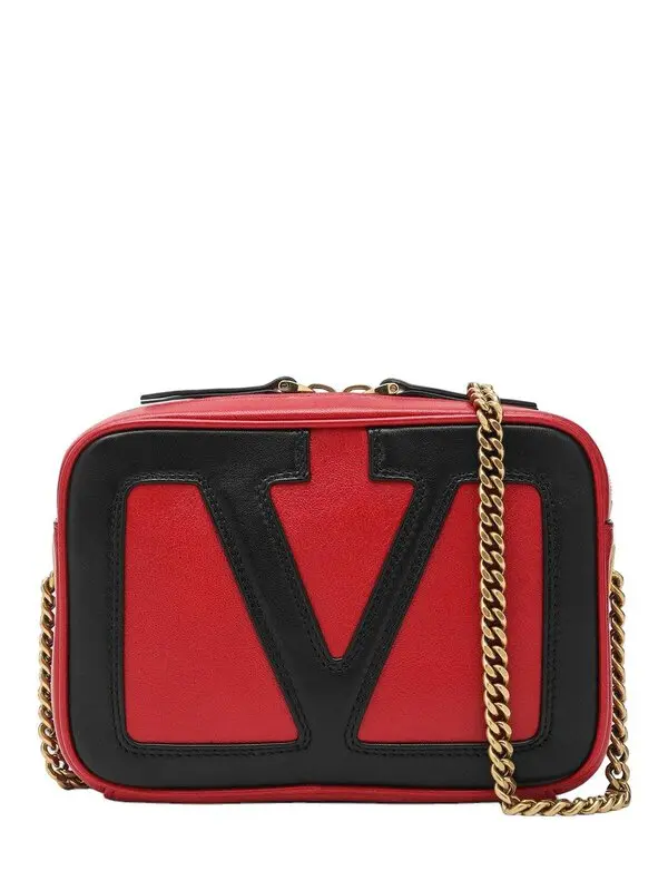 Valentino Garavani Viva Superstar Chain Belt Bag - Red