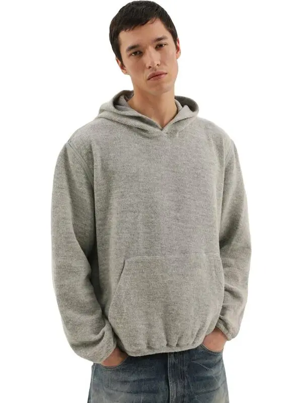 1989 STUDIO Knitted Hoodie - Grey