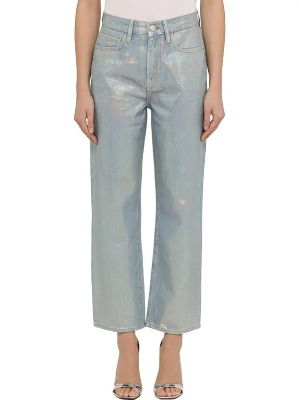 FRAME La Jane Cropped Jeans - Light Blue