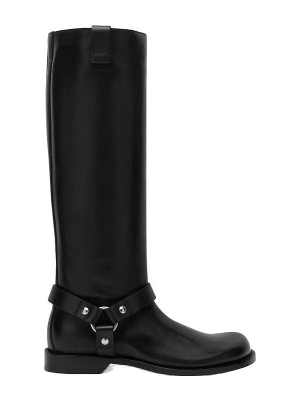 Loewe Campo Biker High Boot - Black