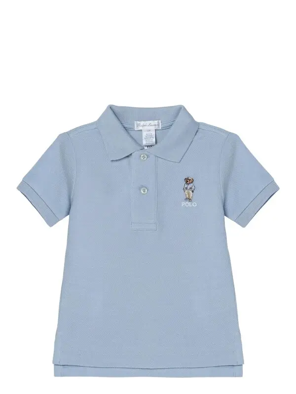 Polo Ralph Lauren Cotton Polo Shirt With Logo - Blue