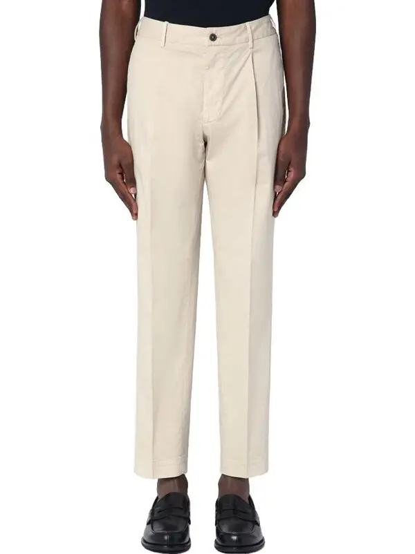 SANTANIELLO Cotton Trousers - White