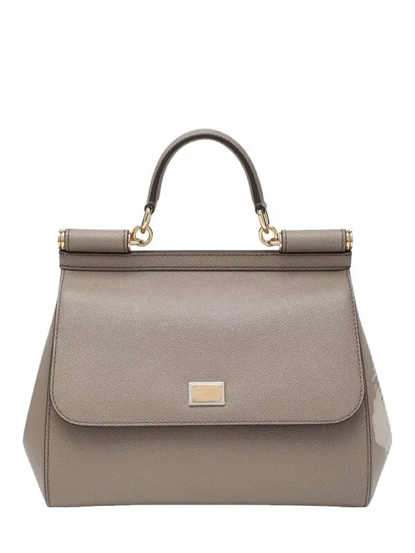 Dolce & Gabbana Large Sicily Handbag - Beige