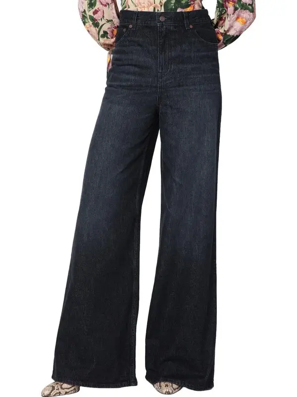 Chloé Wide Leg Jeans - Black