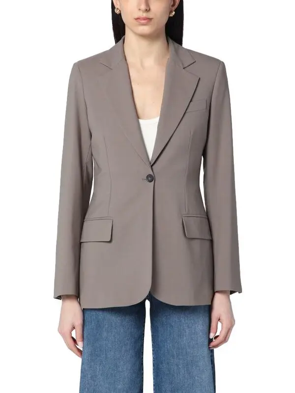 Erika Cavallini Single-breasted Jacket - Brown