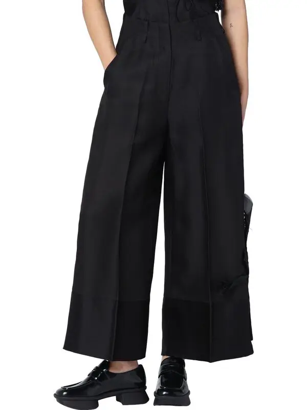 MKDT STUDIO Atelier Pasa Silk And Wool Trousers - Black