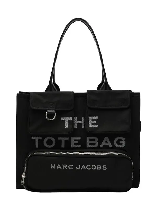 Marc Jacobs The Cargo Canvas Large Tote Bag - Black