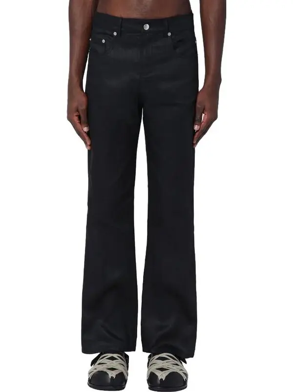 Rick Owens Headon Linen Twill Pants - Black