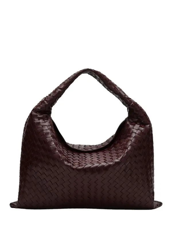 Bottega Veneta Large Hop Shoulder Bag - Red