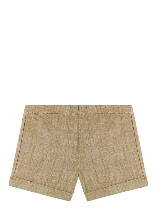 Bonpoint Ecady Cotton Shorts - Brown