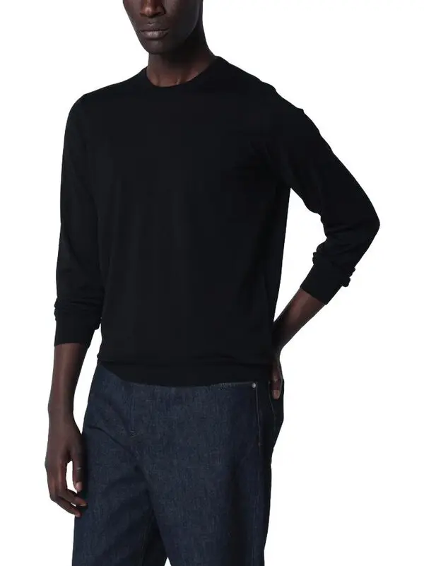 DRUMOHR Wool Crew-neck Sweater - Black