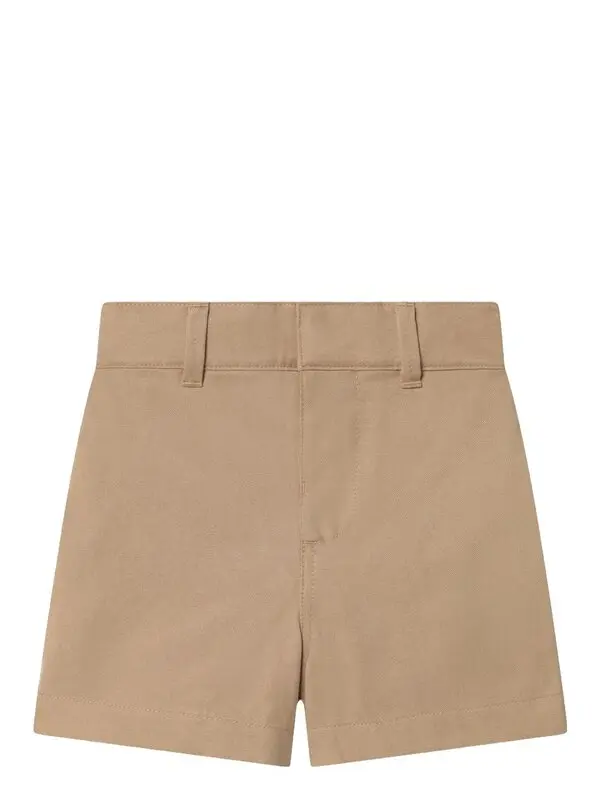 Burberry Cotton Blend Shorts - Beige