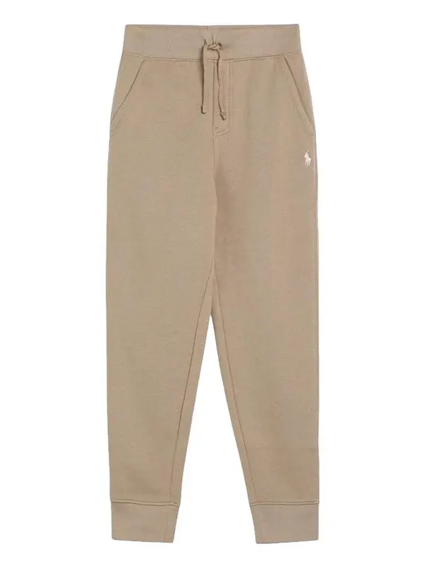 Polo Ralph Lauren Khaki Cotton-blend Jogging Trousers - Green