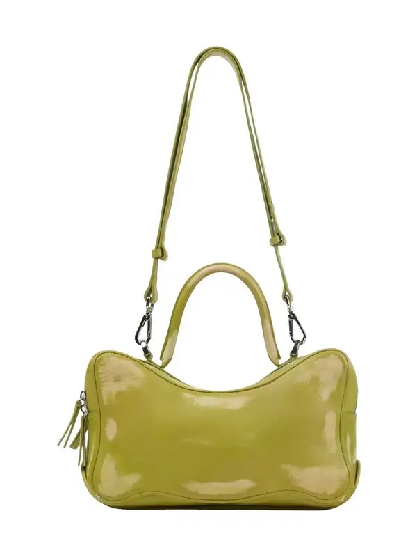 Camper Curved Top-handle Shoulder Bag - Green
