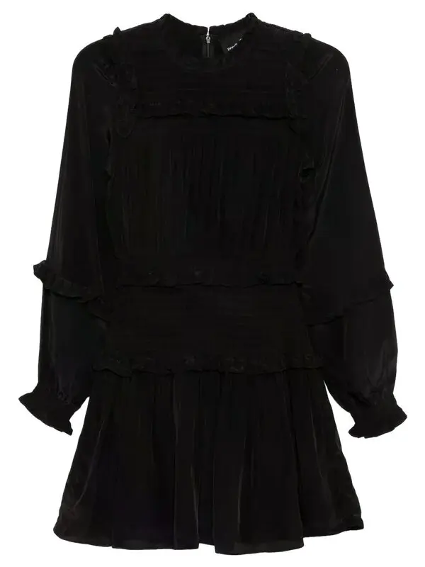 NEEDLE & THREAD Emilia Mini Dress - Black