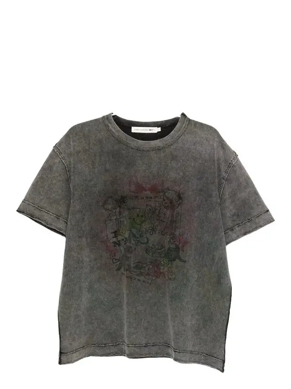 Joshua Sanders Printed T-shirt - Grey