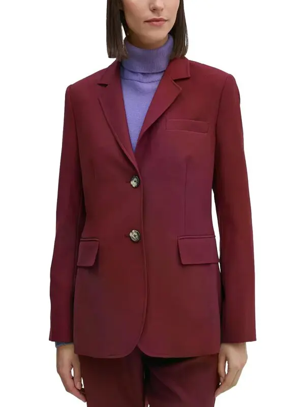 Dkny Buttoned Blazer - Red