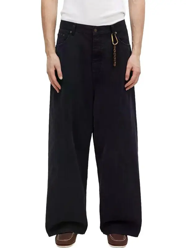 DARKPARK Cotton Trousers - Blue