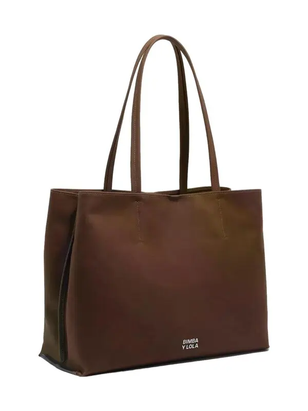 Bimba Y Lola Logo-lettering Tote Bag - Green