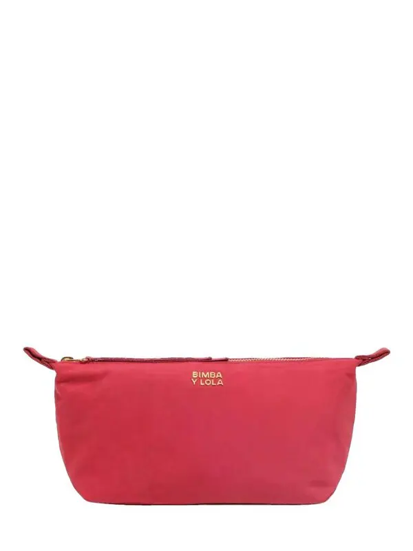 Bimba Y Lola Logo-strap Make-up Bag - Red