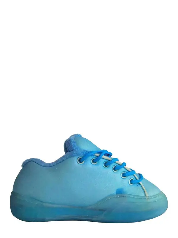 ERL Skate Faux-fur Trim Sneakers - Blue